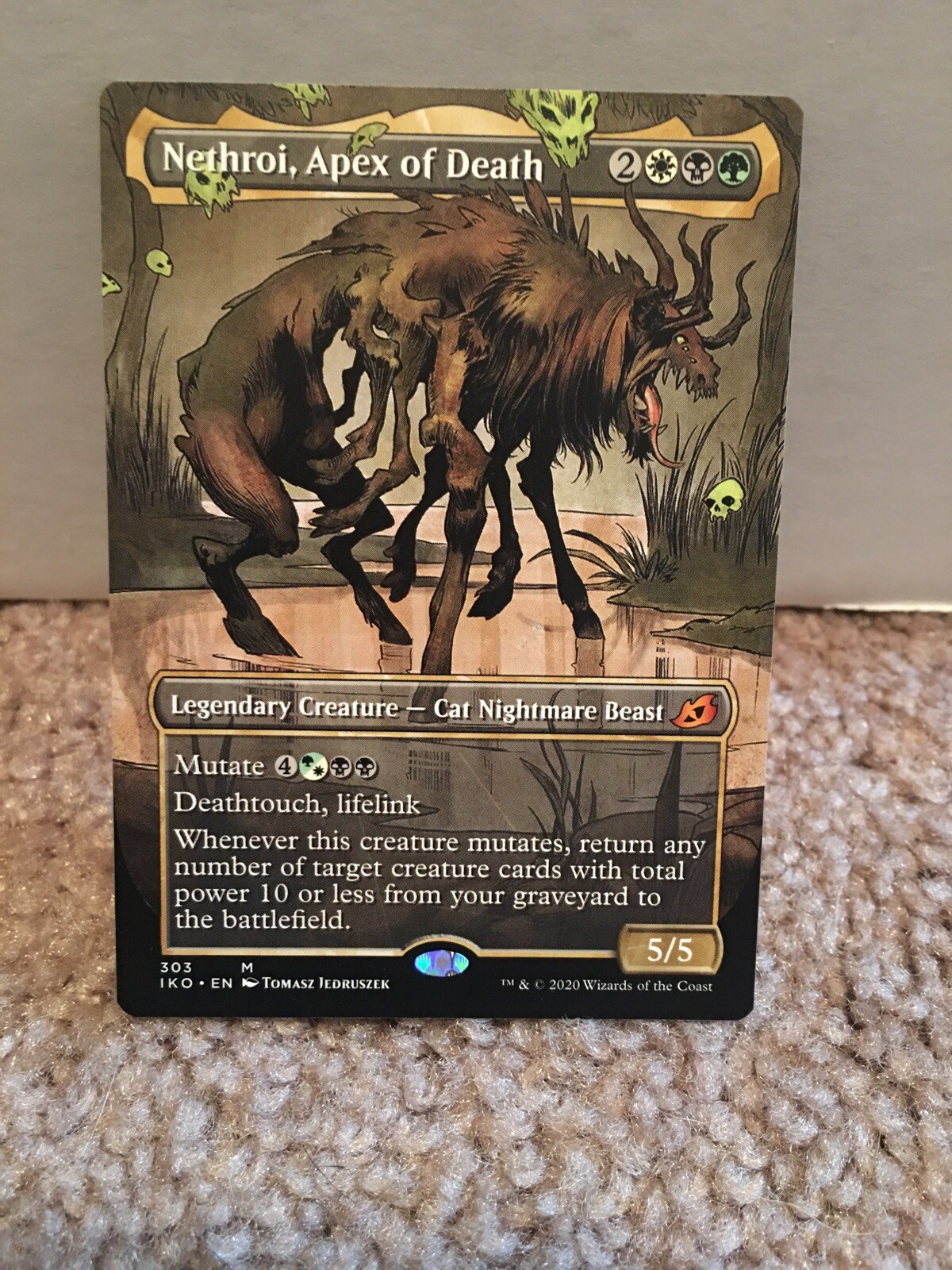 (Showcase Borderless) Nethroi, Apex of Death x1x Ikoria NM MtG | eBay