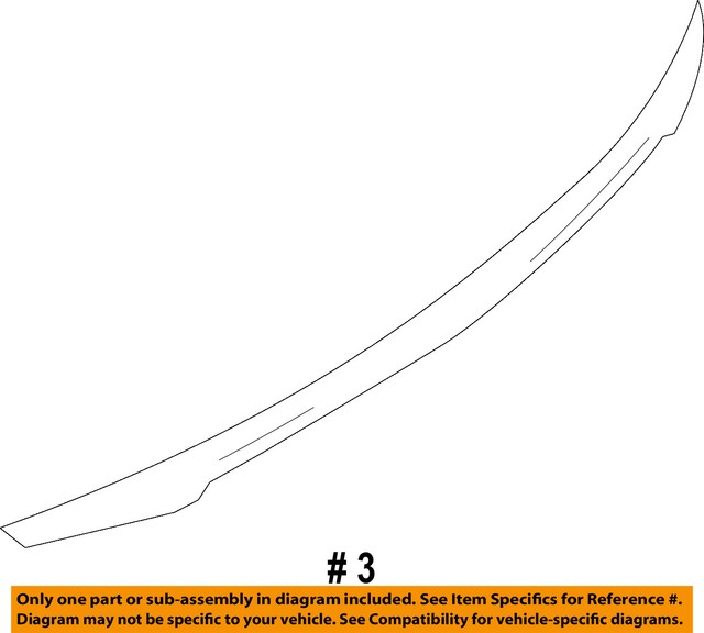 Mercedes-Benz OEM 15-16 C300 Trunk Lid-upper Molding Trim 2057430082 ...