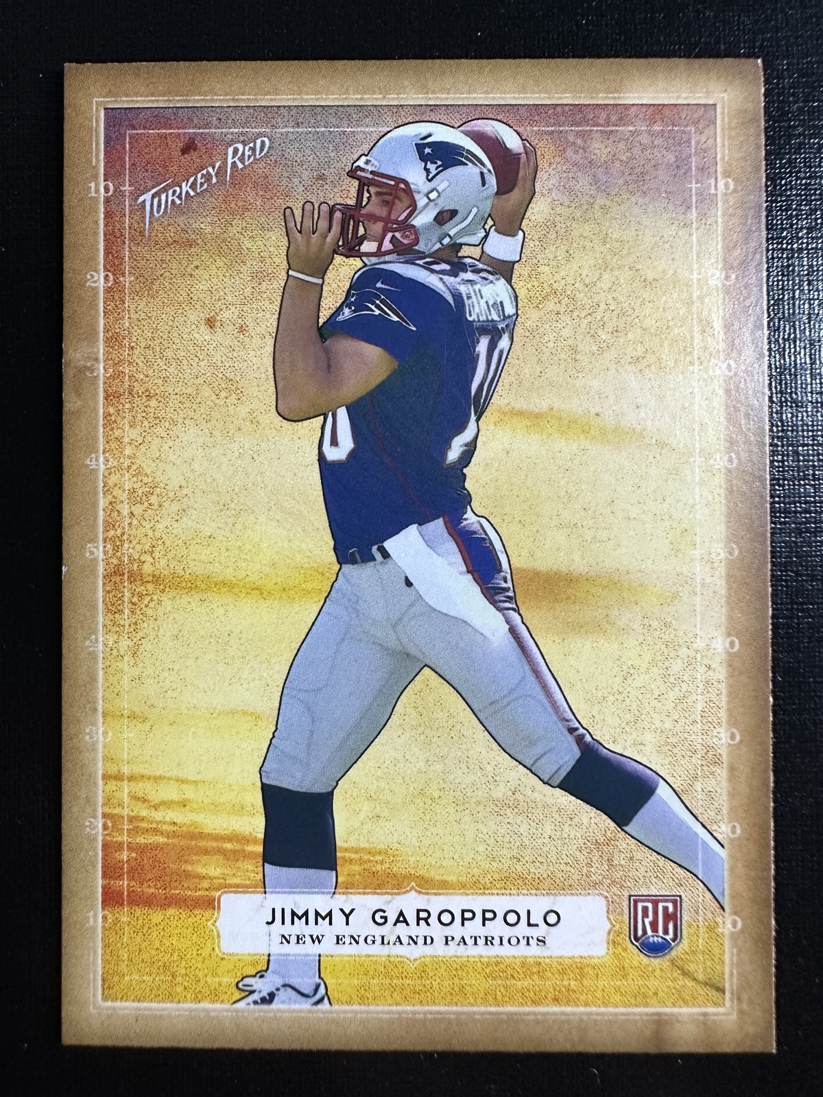 Jimmy Garoppolo 2014 Topps Turkey Red Rookie Card New England Patriots ...
