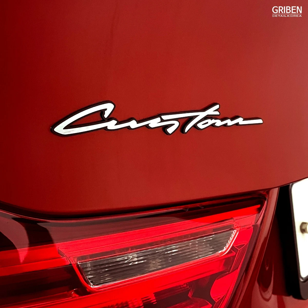 Custom Chrome Badge Emblem