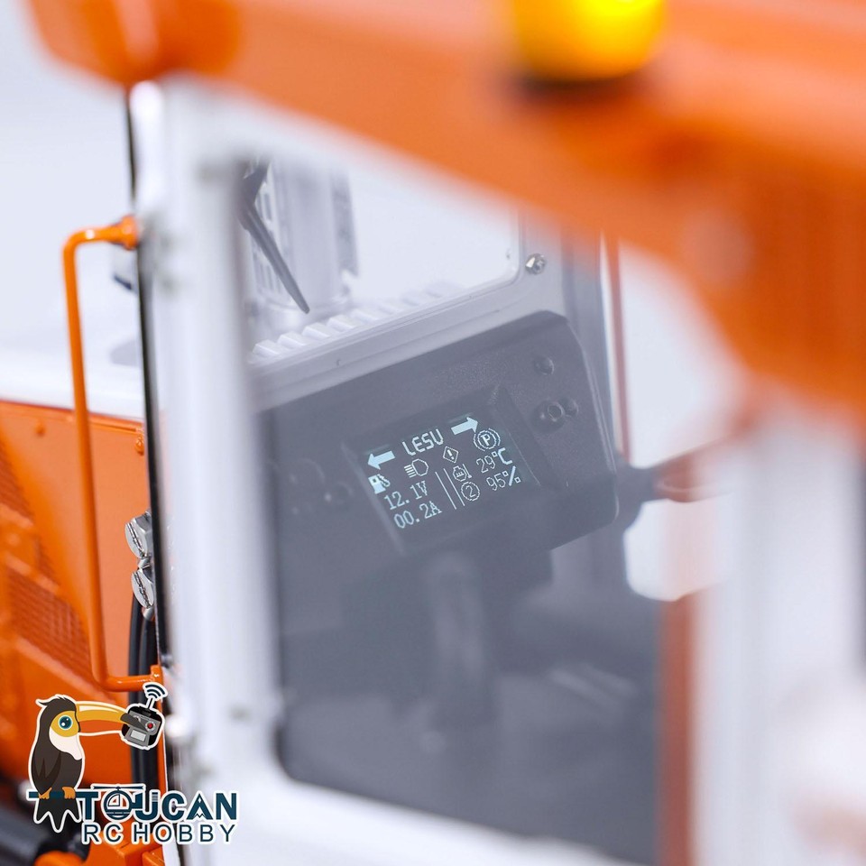 Aoue 850K LESU 1/14 RC Metal Hydraulic Dozer Remote Control Bulldozer ...