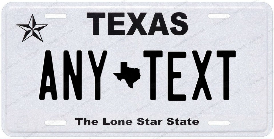 Vintage State License Metal Plate Tag Customized Auto Car Bicycle RV ...