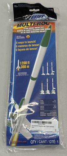 ESTES 1329 MULTI-ROC FLYING MODEL ROCKET KIT NEW SEALED 47776013292| eBay