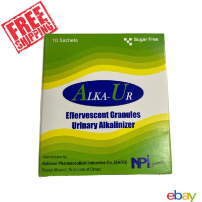 10 Sachets ALKA-UR Effervescent Granules Urinary Alkalinizer, الكا يو ...