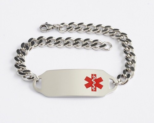 Medical Alert ID Bracelet -FREE ID Wallet Card,Engraving - Apixaban | eBay