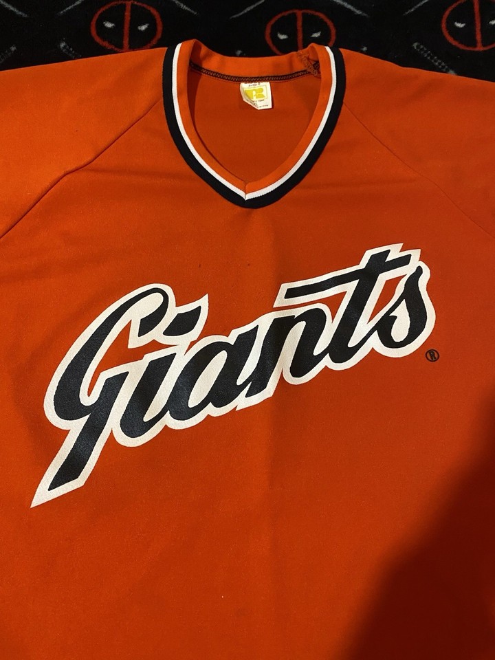 San Francisco Giants Retro Orange Jersey Size Men's XL | eBay