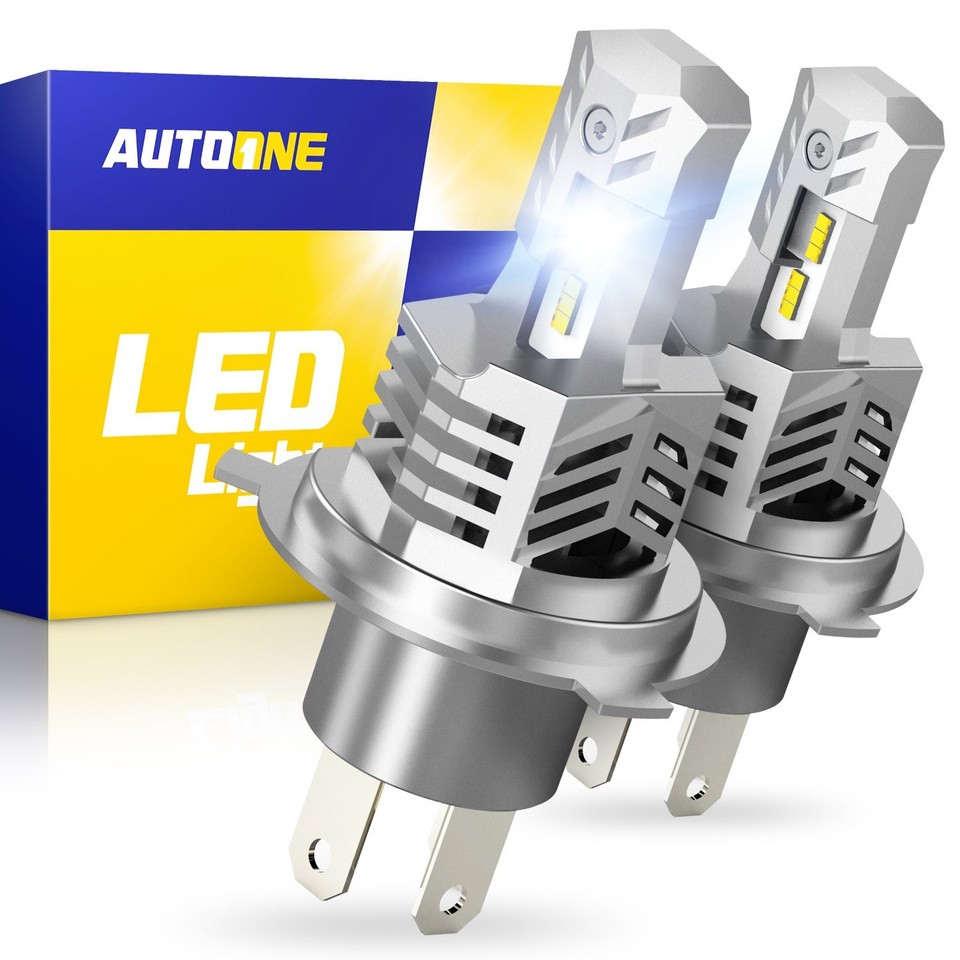 2PC 9003 H4 LED Headlight Bulbs Kit High-Low Beam Super Bright 6500K ...