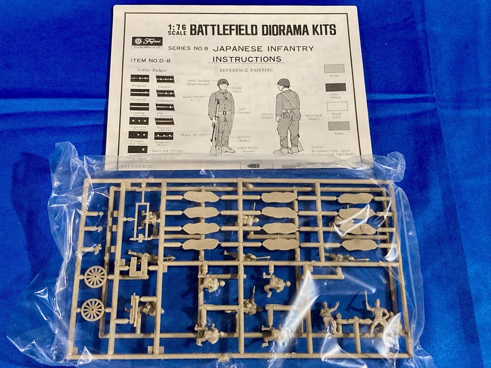 Fujimi WA08 1/76 WWII Japanese Infantry With Field Gun, Vintage | eBay
