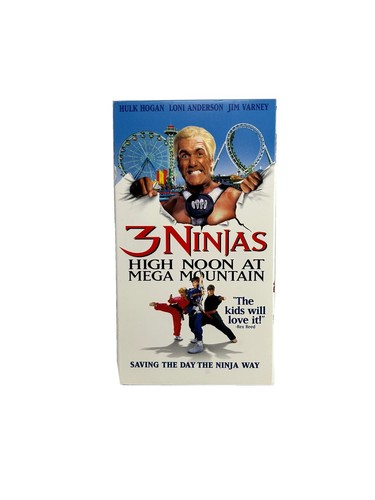 3 Ninjas VHS / Lot Of 4 /Kick Back / Knuckle Up High Noon At Mega ...