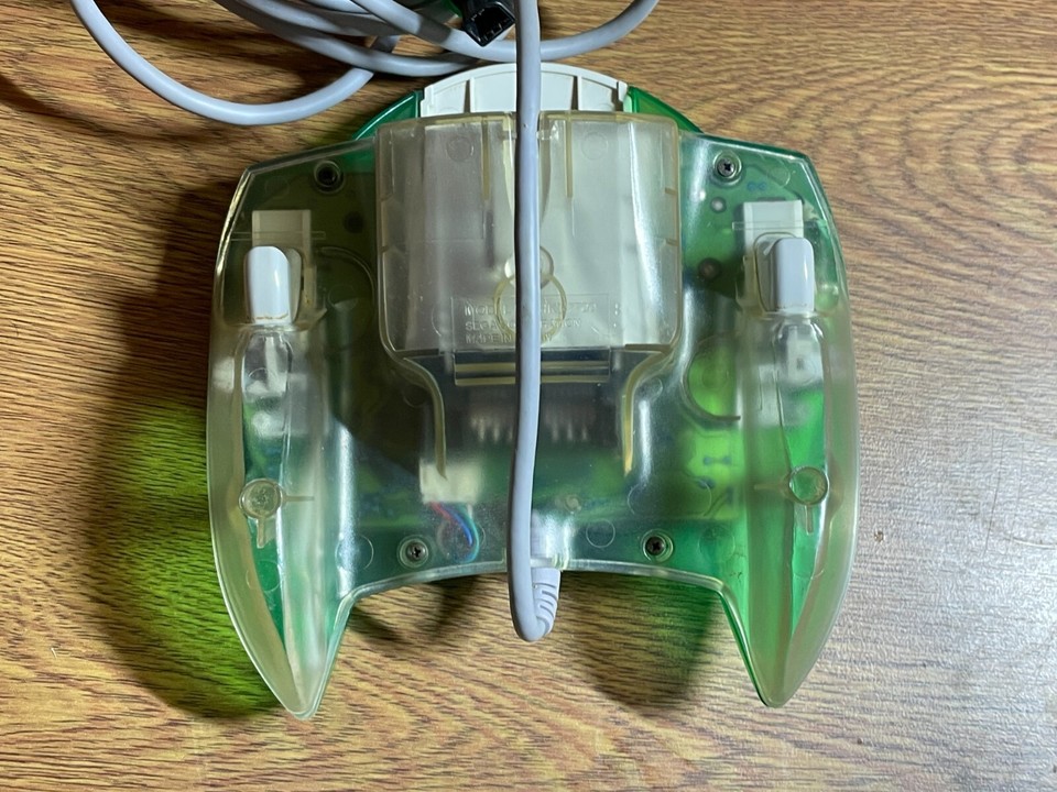 Official Sega Dreamcast Controller Clear Green Blue Millennium 2000 ...