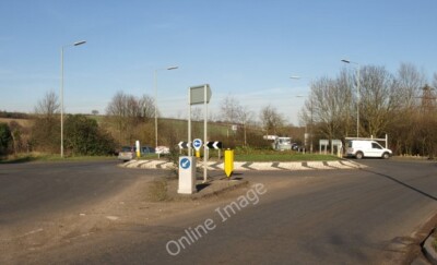 Photo 6x4 Roundabout at Play Hatch Seen from the A4155 Henley Road ...