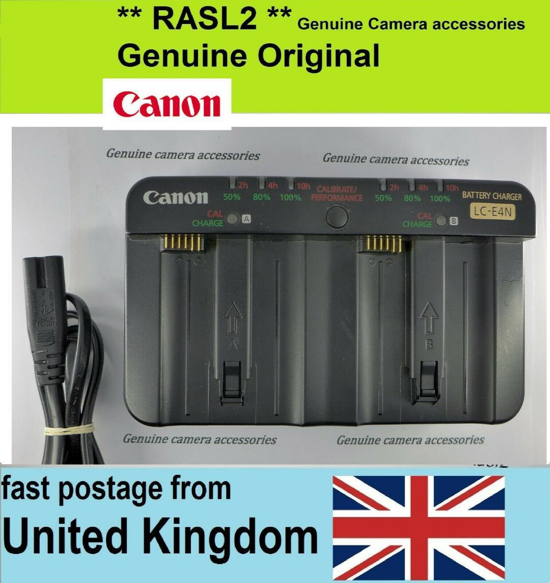 Genuine CANON Charger LC-E4N LP-E4N EOS 1DX ,1DS Mk3 MKIII, 1DC, EOS 1D ...