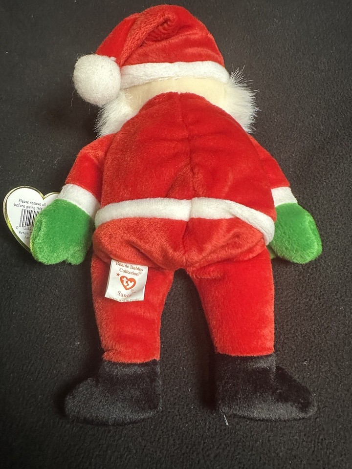TY BEANIE BABY SANTA 1998 WITH TAG ERRORS CHRISTMAS | eBay