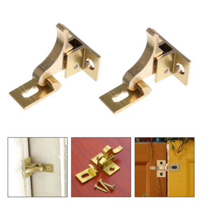 2 Sets Window Doors Lock Cabinet Door Elbow Latches Brass Elbow Latches ...