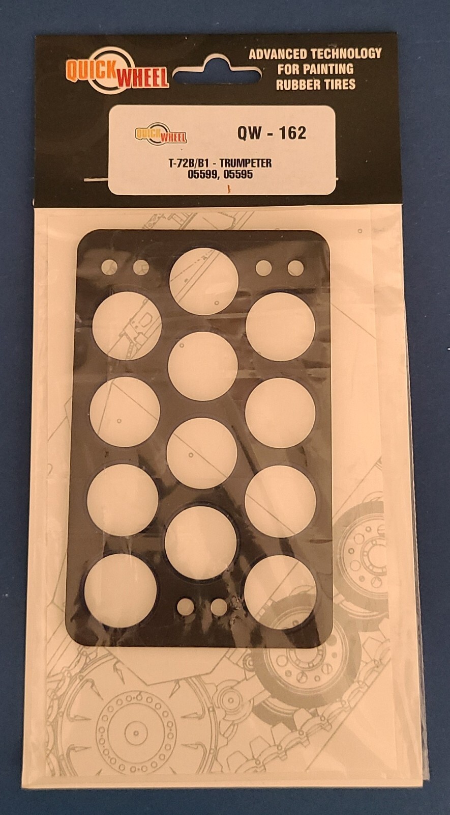 1/35 Quick Wheel QW162: T-72B/B1 Wheel Mask for Trumpeter Kits | eBay