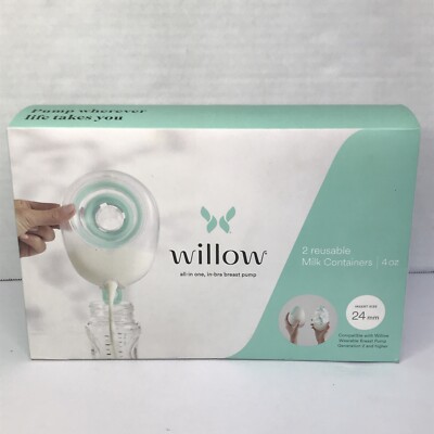 Willow Reusable Breast Milk Container - 24mm - 2 Reusable Milk ...