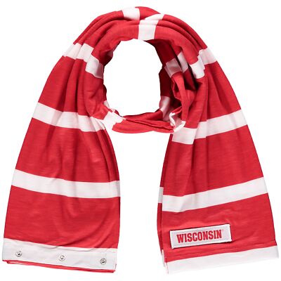 Women's ZooZatz Wisconsin Badgers Spirit Striped Scarf | eBay