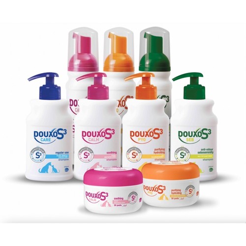 Douxo S3 Care, Calm, Pyo, Seb Shampoo, Mousse, & Cleaning Pads For Dogs ...