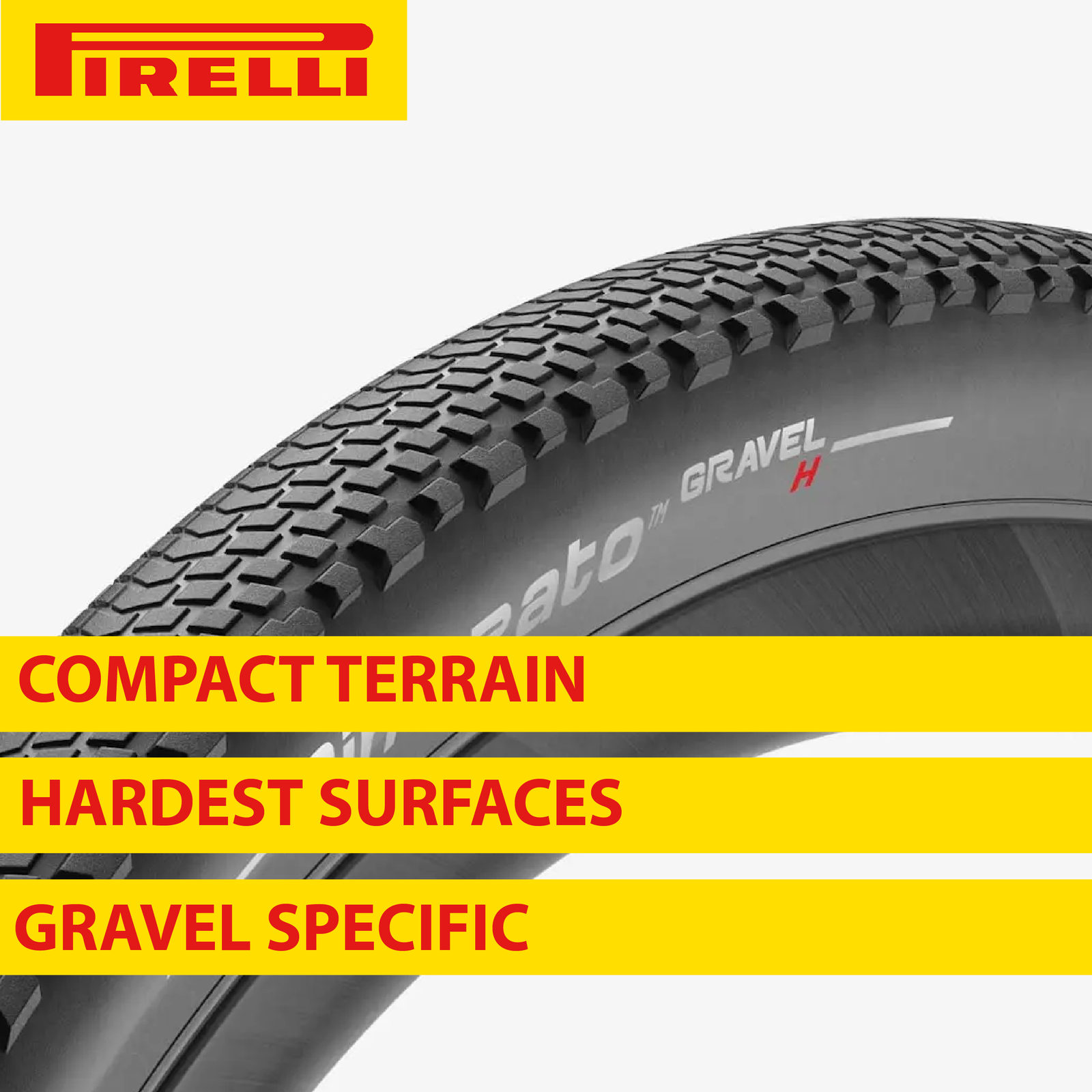 Pirelli Cinturato GRAVEL H Classic 45-622 (700 x 45c) Gravel Bicycle ...