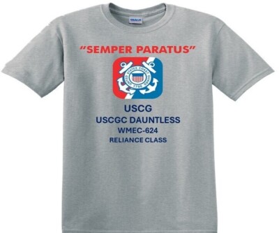 USCGC DAUNTLESS WMEC-624* RELIANCE CLASS *SHIRTS.USCG OFFICIALLY ...