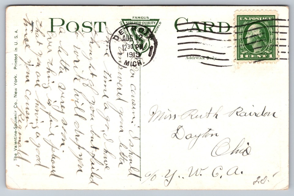 Navin Field Detroit Tigers Baseball Stadium Detroit Michigan MI 1915 ...