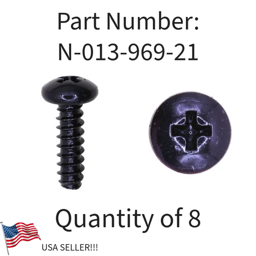 8 NEW BUMPER BRACKET #2 PHILLIPS DRIVE SCREWS! FOR AUDI A4 A6 S4 S6 ...