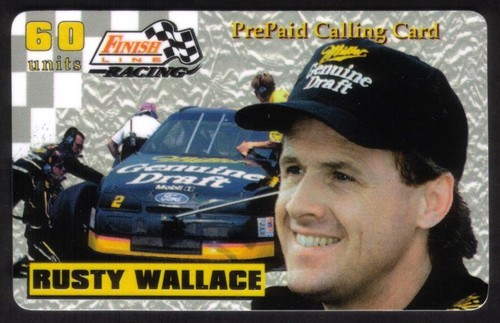 60u Platinum Series PROMO: Rusty Wallace: Miller Beer - Genuine Draft ...