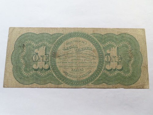 O15 USA National Bank Note 1862 Legal Tender $1 Greenback Note | eBay