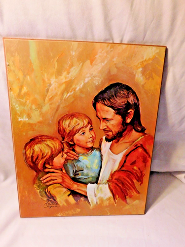 Nunez Segura Religious Wall Plaque Jesus with Children | eBay