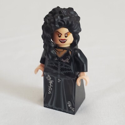 LEGO Bellatrix Lestrange Minifigure Harry Potter Printed Black Dress ...