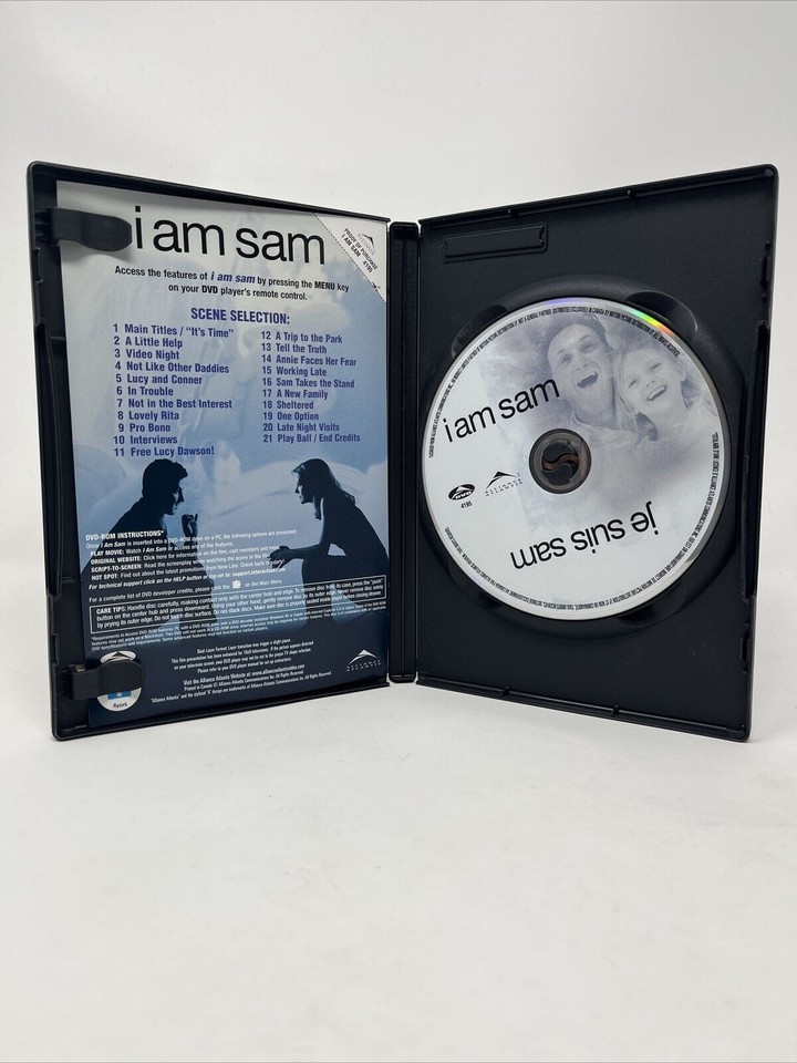 I Am Sam (DVD, 2002) Sean Penn Michelle Pfeiffer Dakota Fanning ...