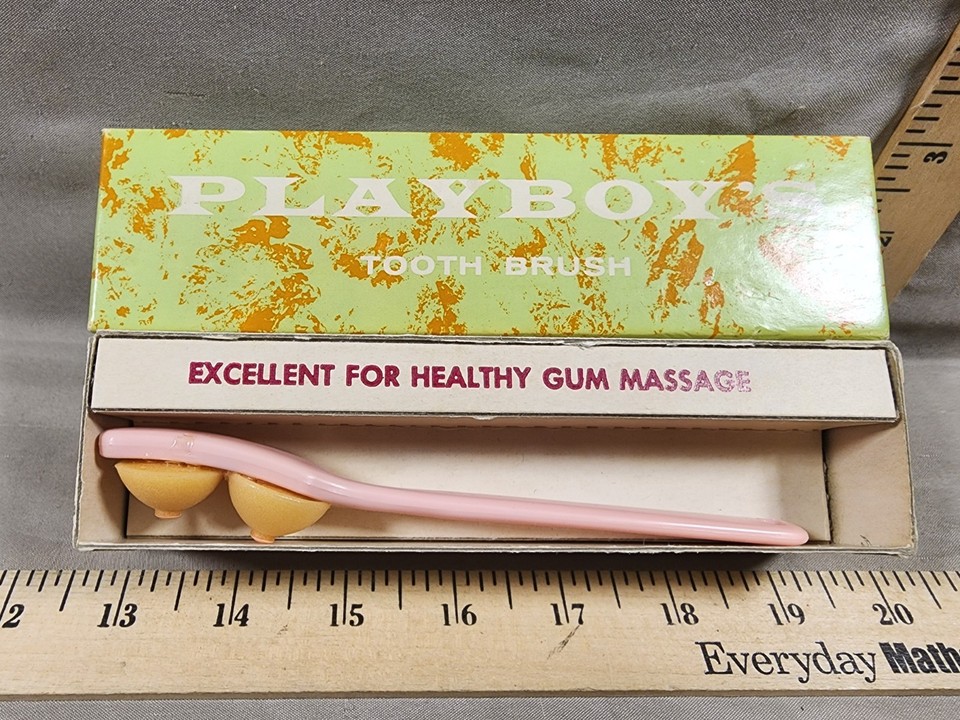 Vintage Playboy's Boob Toothbrush Gag Gift White Elephant Gift Idea | eBay