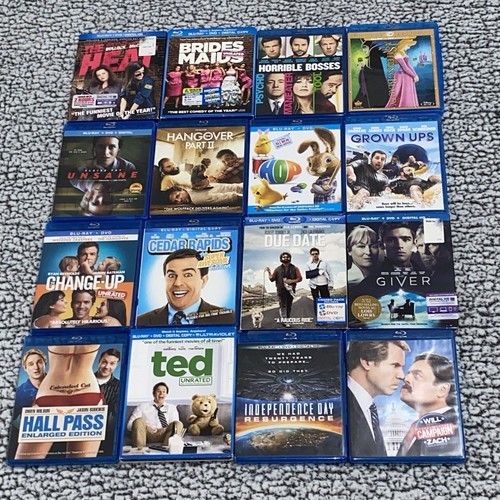 Comedy Blu-Ray / DVDs Lot 16 Movies Ted Hangover Due Date Snow White ...