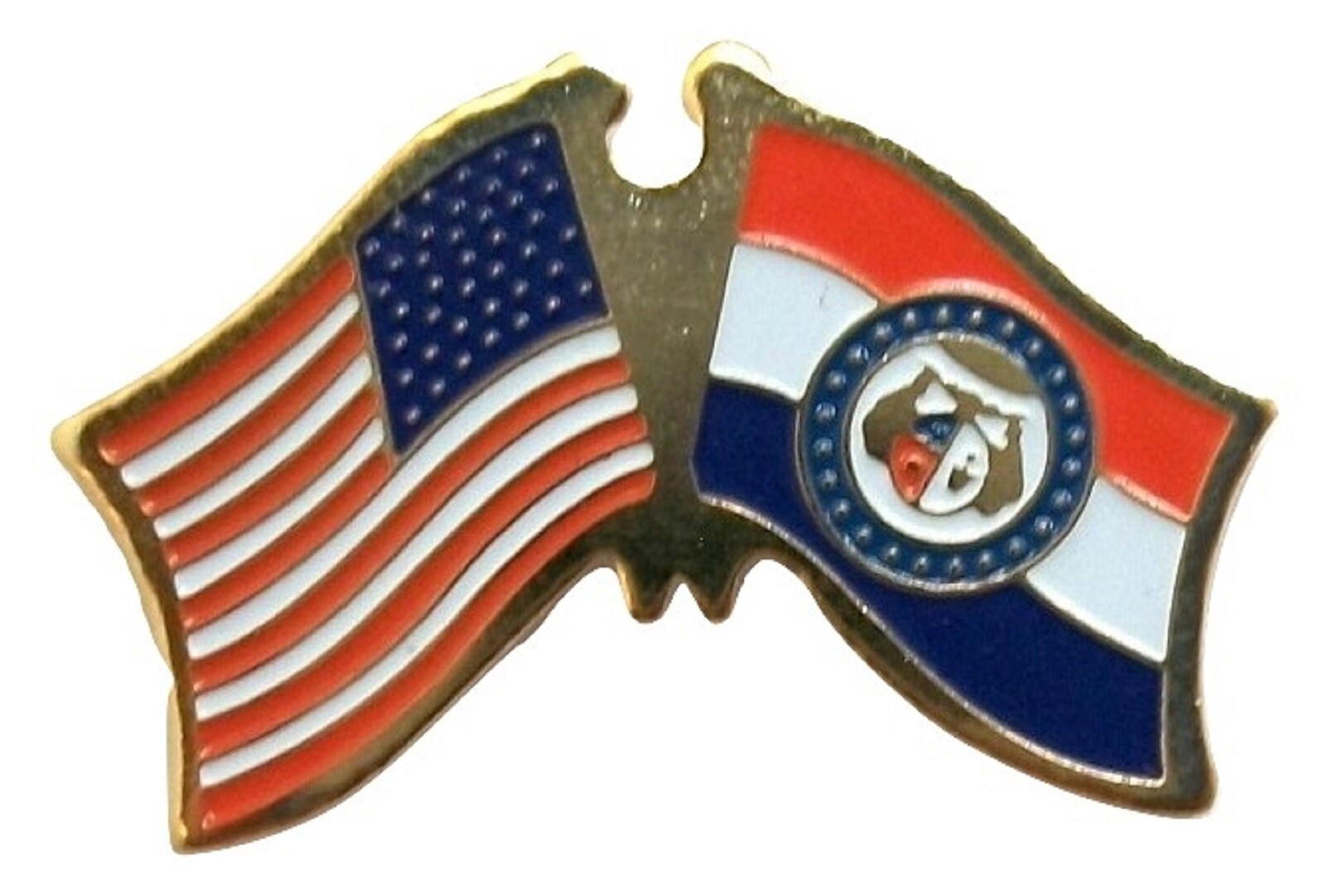 United States Flag and Missouri State Flag Hat Tac or Lapel Pin | eBay
