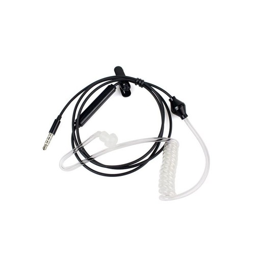 Acoustic Tube Earphone Headset Handsfree Kit For IPhone Mp4 Samsung ...