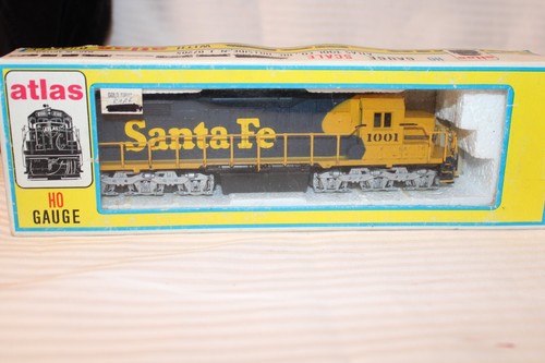 HO Scale Atlas, SD35 Diesel Locomotive, Santa Fe, Blue, #1001 - 7001 | eBay