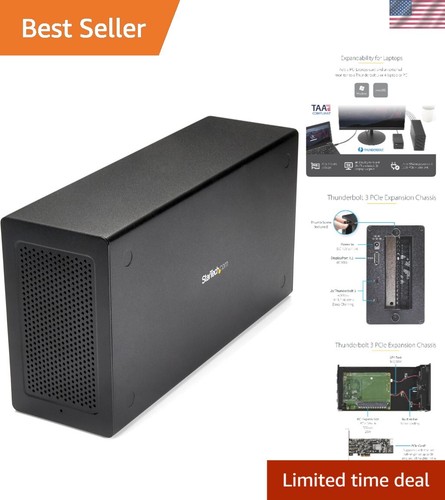 External PCIe Enclosure for Thunderbolt 3 Laptops - Active Cooling ...