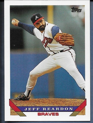 1993 Topps Baseball #475 Jeff Reardon BRAVES NM | eBay