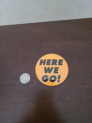 Nice Here We Go! Pittsburgh Steelers Round Pin Button | eBay