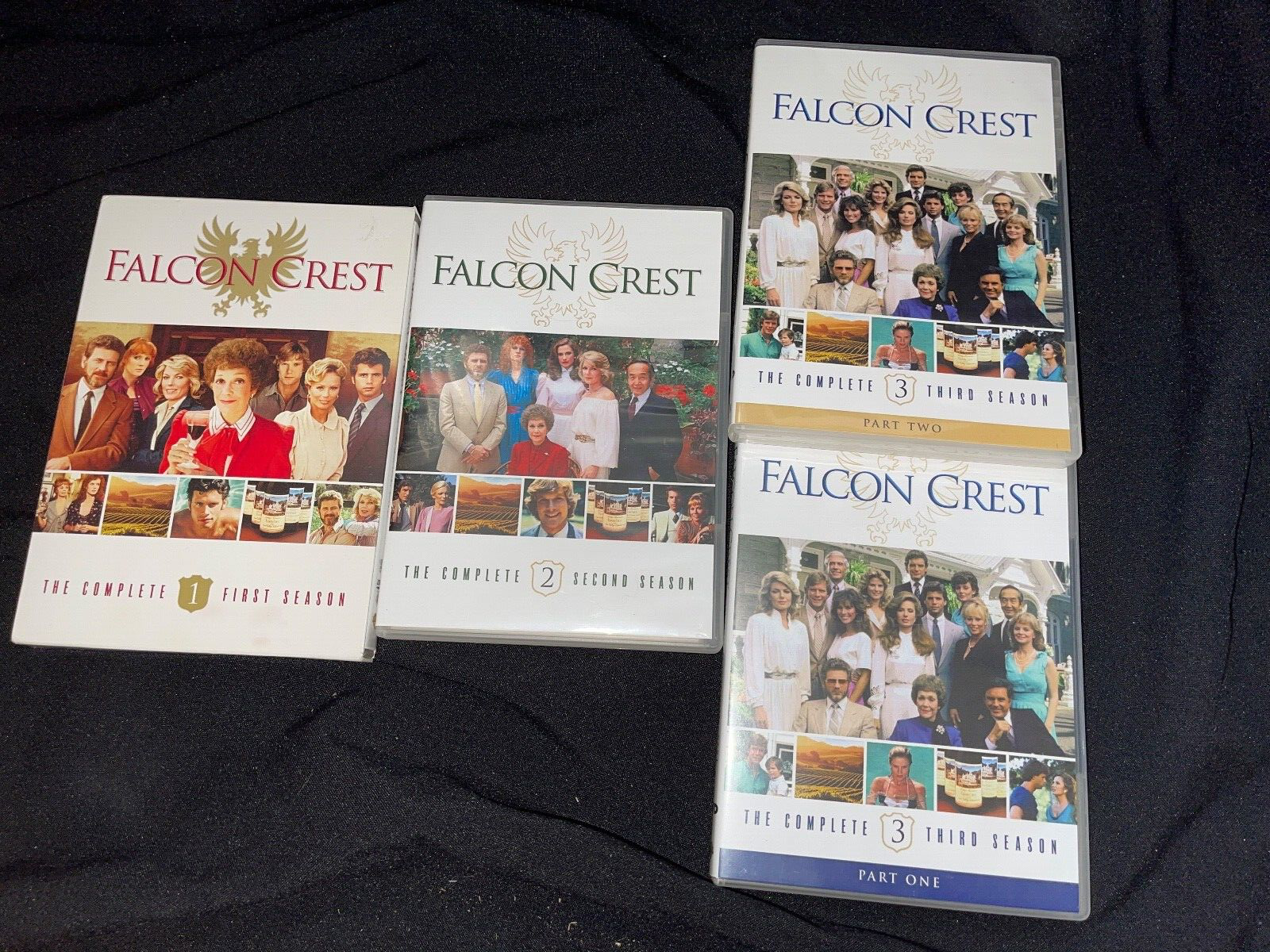 Falcon Crest TV Series DVD Lot Complete Seasons 1, 2, 3 (Parts 1 & 2 ...