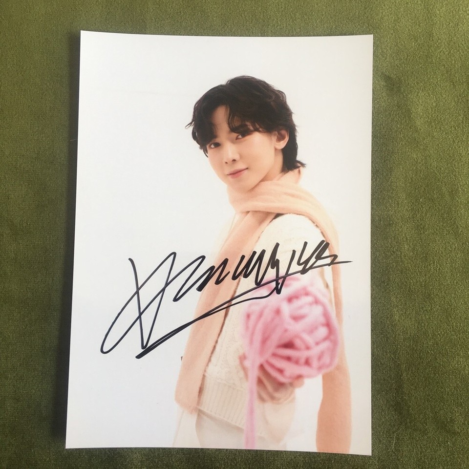 ATEEZ ateez Autographed Group Photo 5*7 K-POP Collection Gifts 2023A | eBay