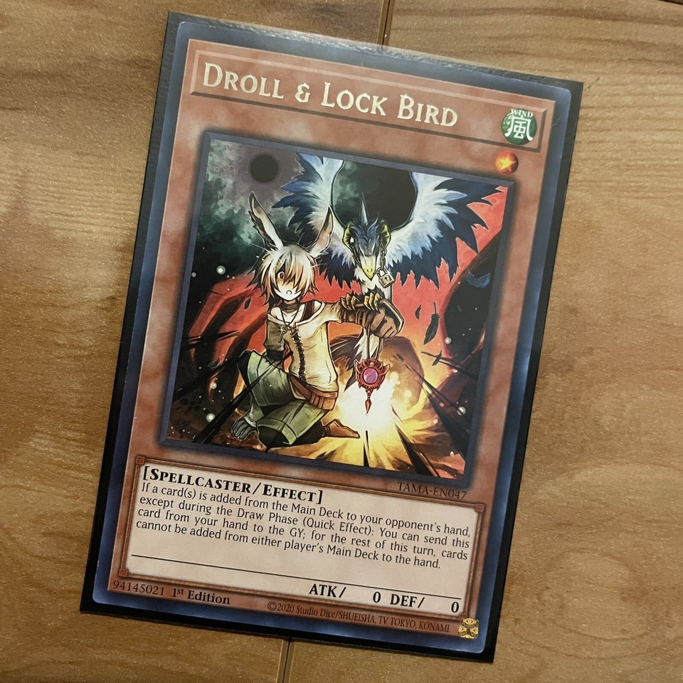 YuGiOh Droll & Lock Bird TAMA-EN047 1st Edition Rare Tactical Masters ...