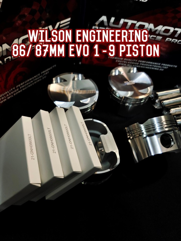 Performance Forged Piston 4G63 86mm Lancer Evolution Evo Eagle Talon ...