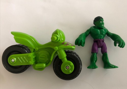 Imaginext Playskool Heroes Marvel Super Hero Adventures Hulk Motorcycle ...