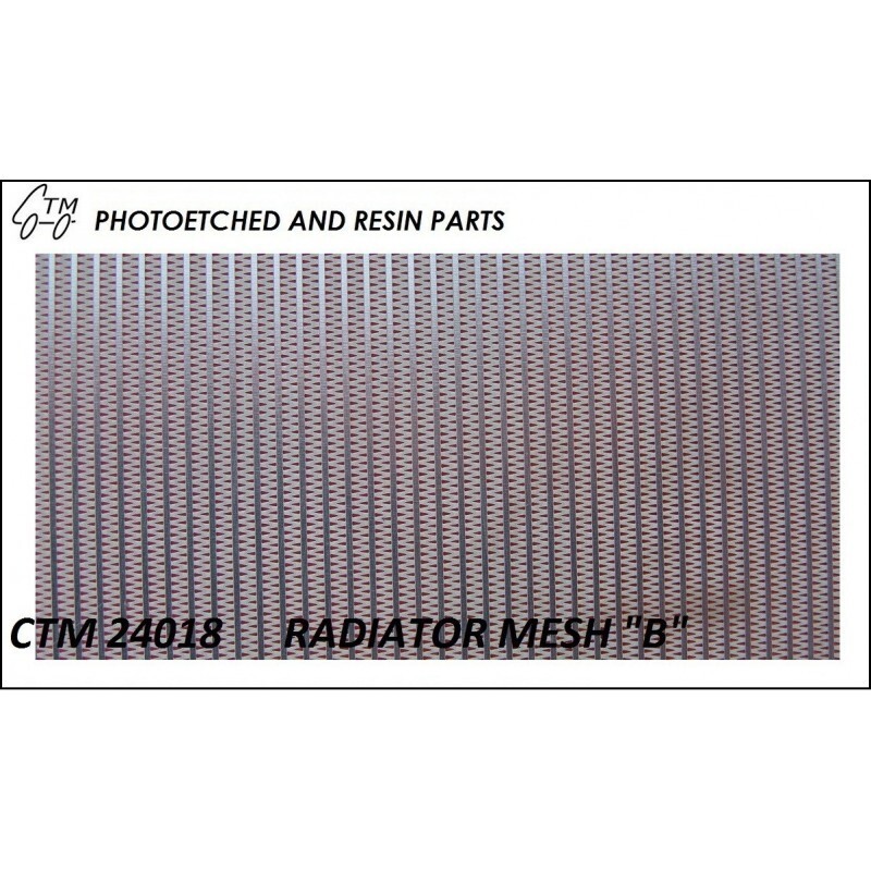 CTM 1/24 1/25 Photoetch Metal Radiator/Intercooler Mesh "B" For ...