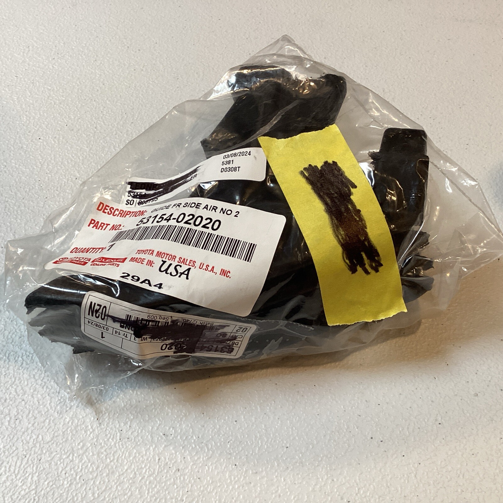 5315402020 Genuine Toyota Guide FR Side Air 53154-02020 for sale online ...