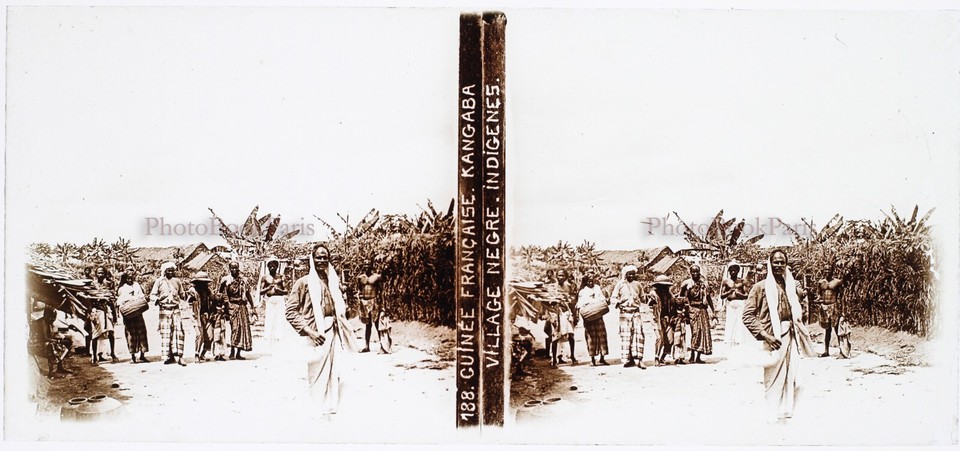 French Guinea Kangaba Colonization France Africa Stereoview Photo Plate ...