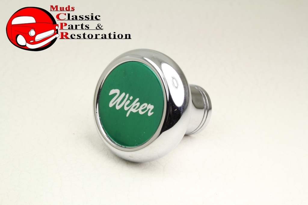 Deluxe Wiper Cab Dash Knob Truck Hot Rat Street Rod Custom Rig Glossy ...