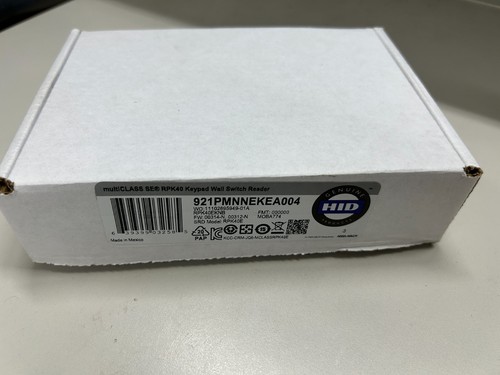 HID 921PTNNEK00000 multiCLASS SE RPK40 RP40 Keypad Card Reader Black | eBay
