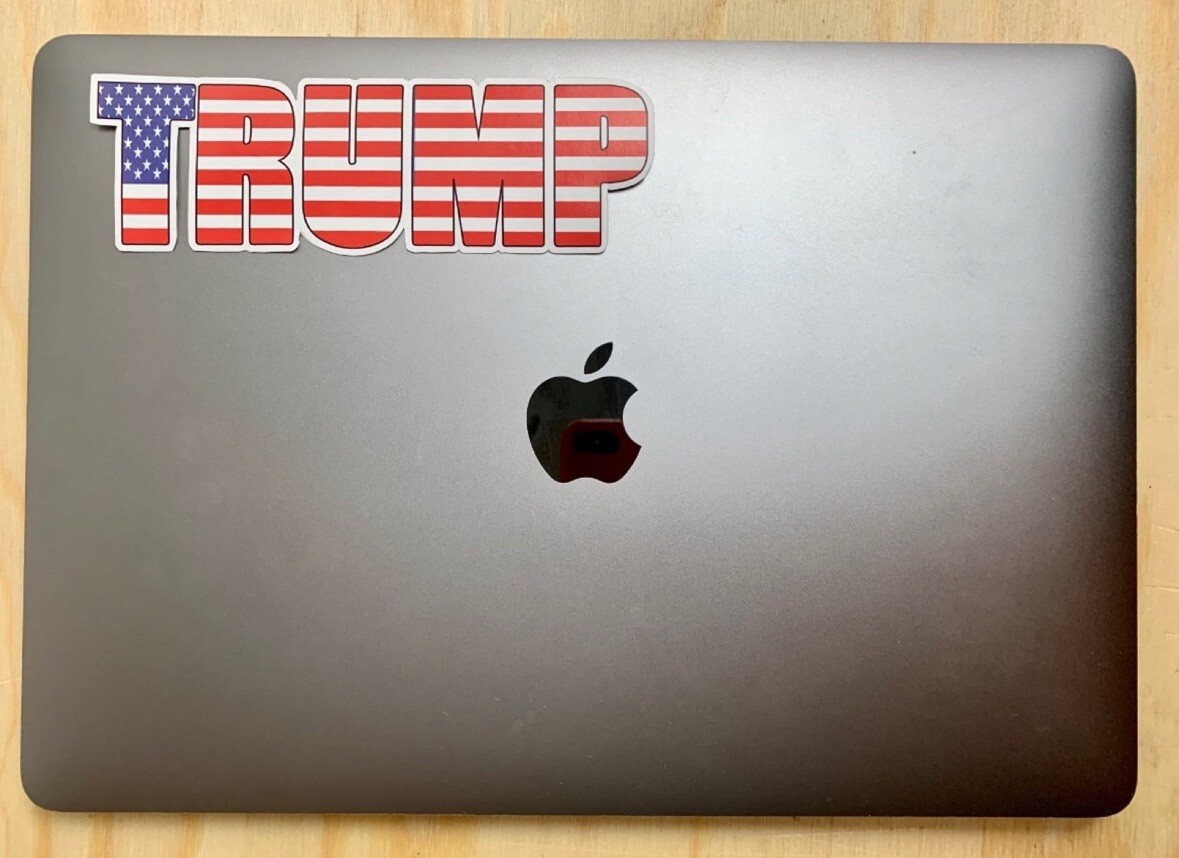 Donald Trump American Flag Sticker Decal President 2024 car Bumper MAGA ...